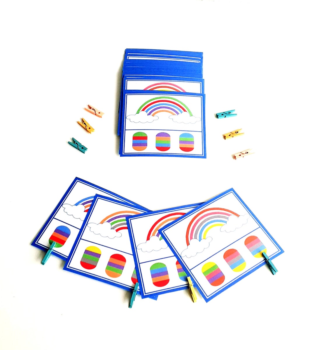 Rainbow Matching, Color Matching Game, Color Matching Activity, Busy ...