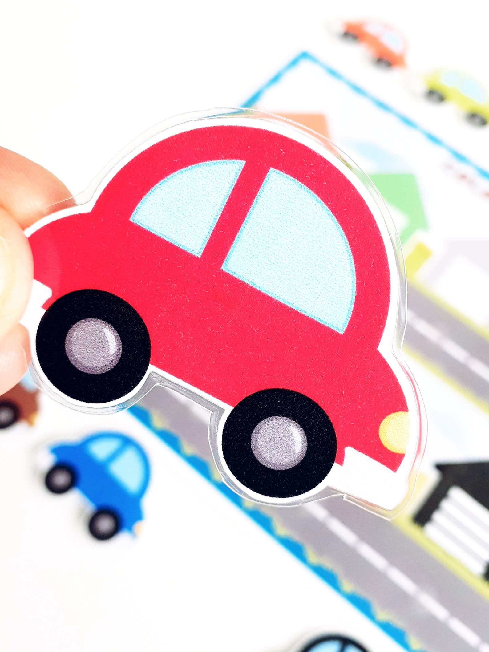 Color Sorting Matching Car Game Color Matching Activity - Etsy