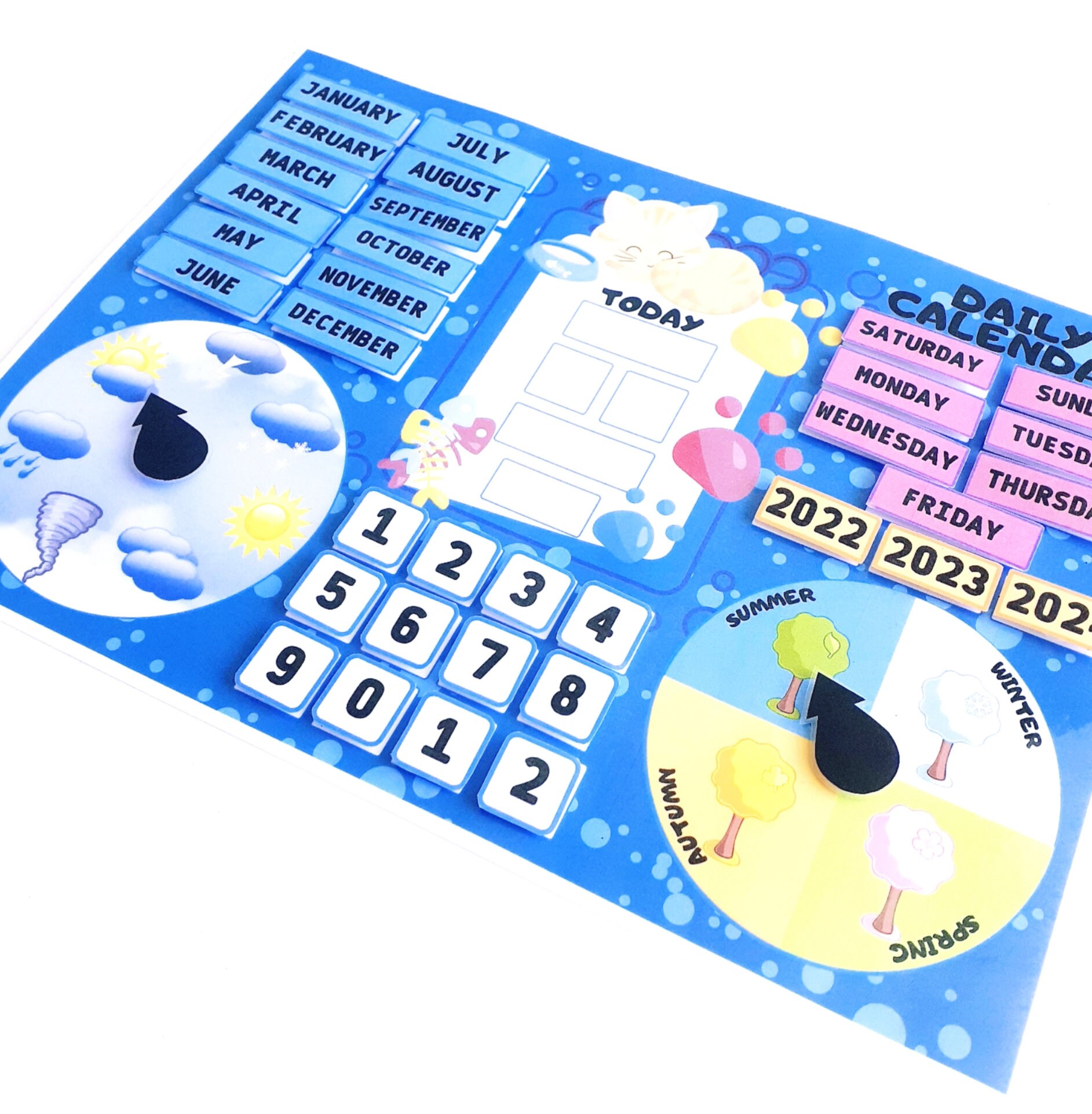 Daily Calendar, Printable Perpetual Calendar, Printable Calendar ...