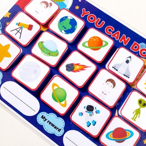 Space Reward Chart, Printable Behavior Chart, Responsibility Chart ...