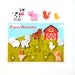 Animal Matching Game, Farm Animal Matching , Memory Game, Printable ...