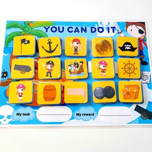Pirate Reward Chart, Printable Behaviour Chart, Responsibility Chart ...