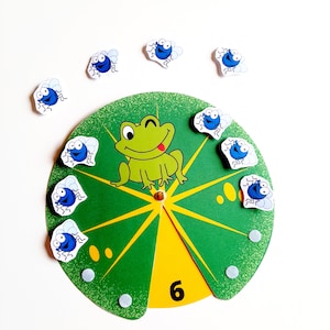 Frog Counting Activity Preschool Counting Kindergarten - Etsy