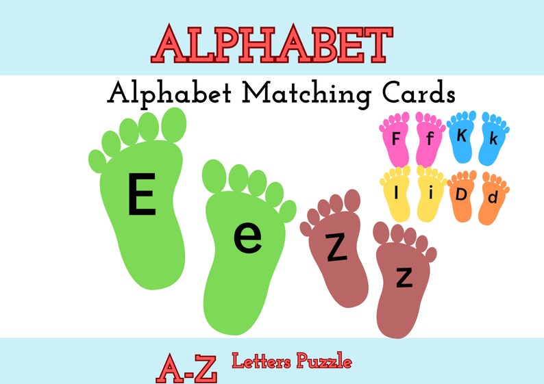 Alphabet Matching Cards, Alphabet Matching Game, Beginning Sounds ...