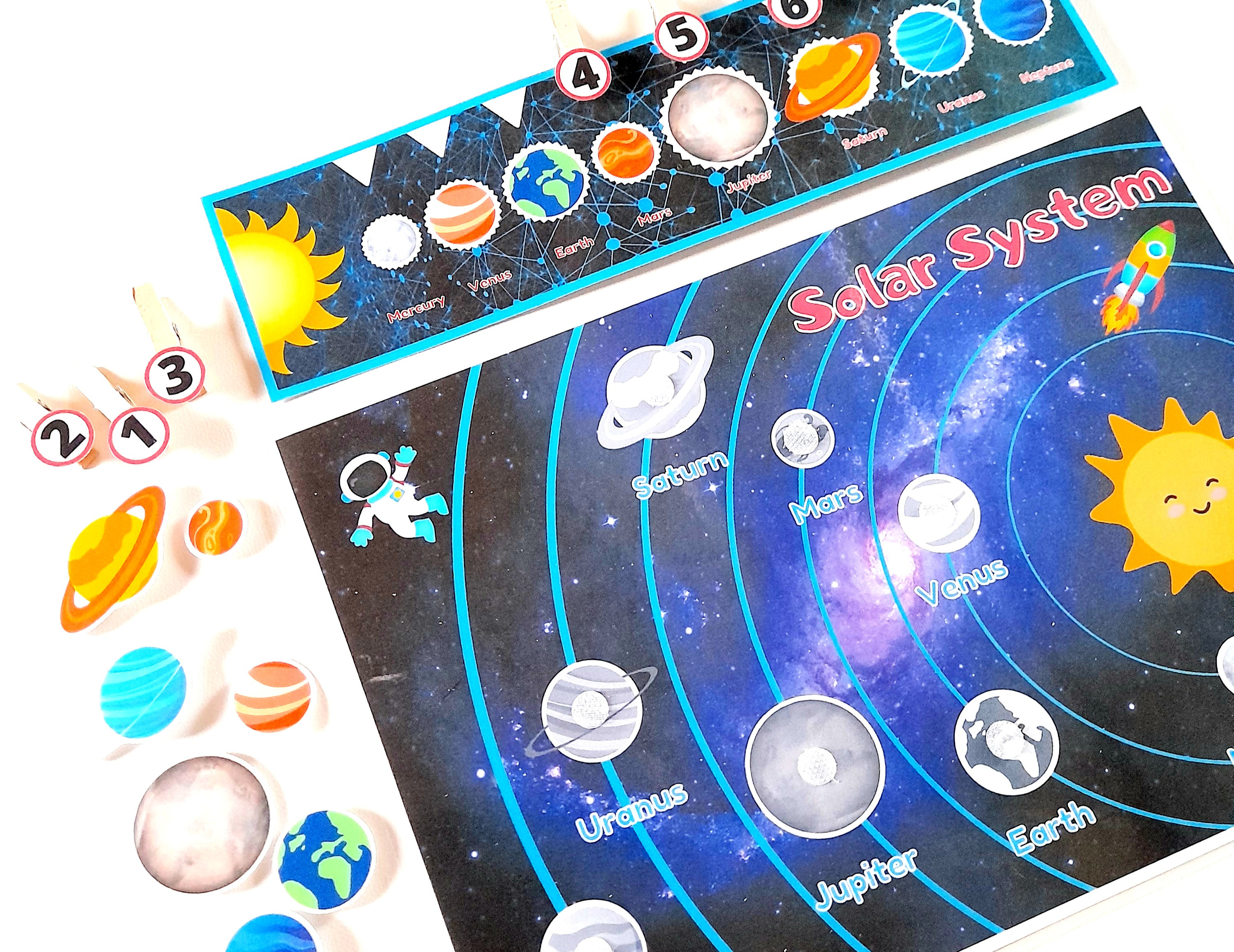 Printable Solar System Matching Activity for Kids - Etsy