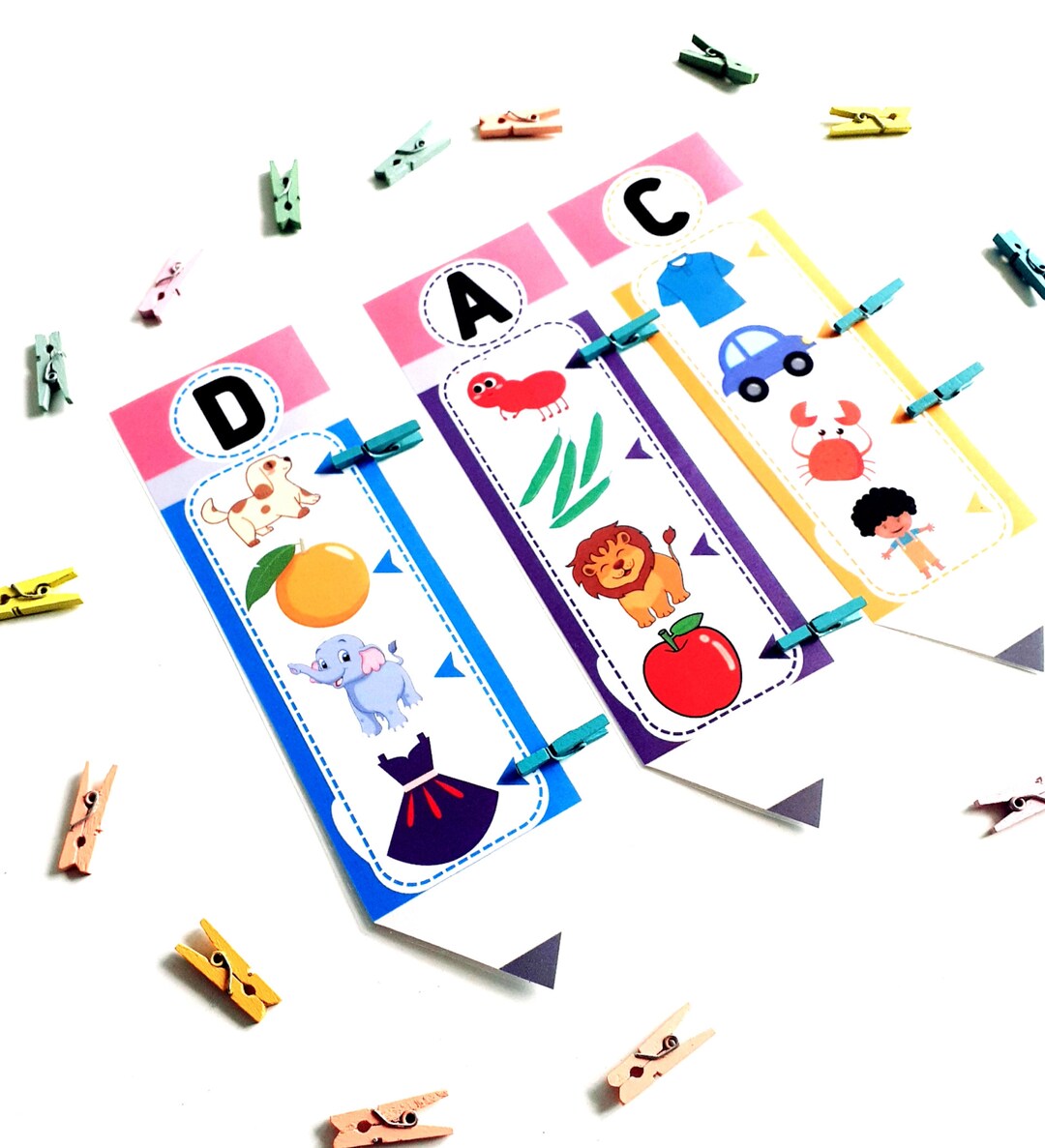 Beginning Sound Picture Cards, Phonics Worksheets, Beginning Sound ...