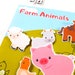 Animal Matching Game, Farm Animal Matching , Memory Game, Printable ...