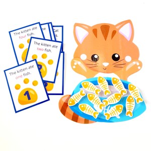 Kitten Counting Activity Numbers 1 to 10 Count for Kids - Etsy