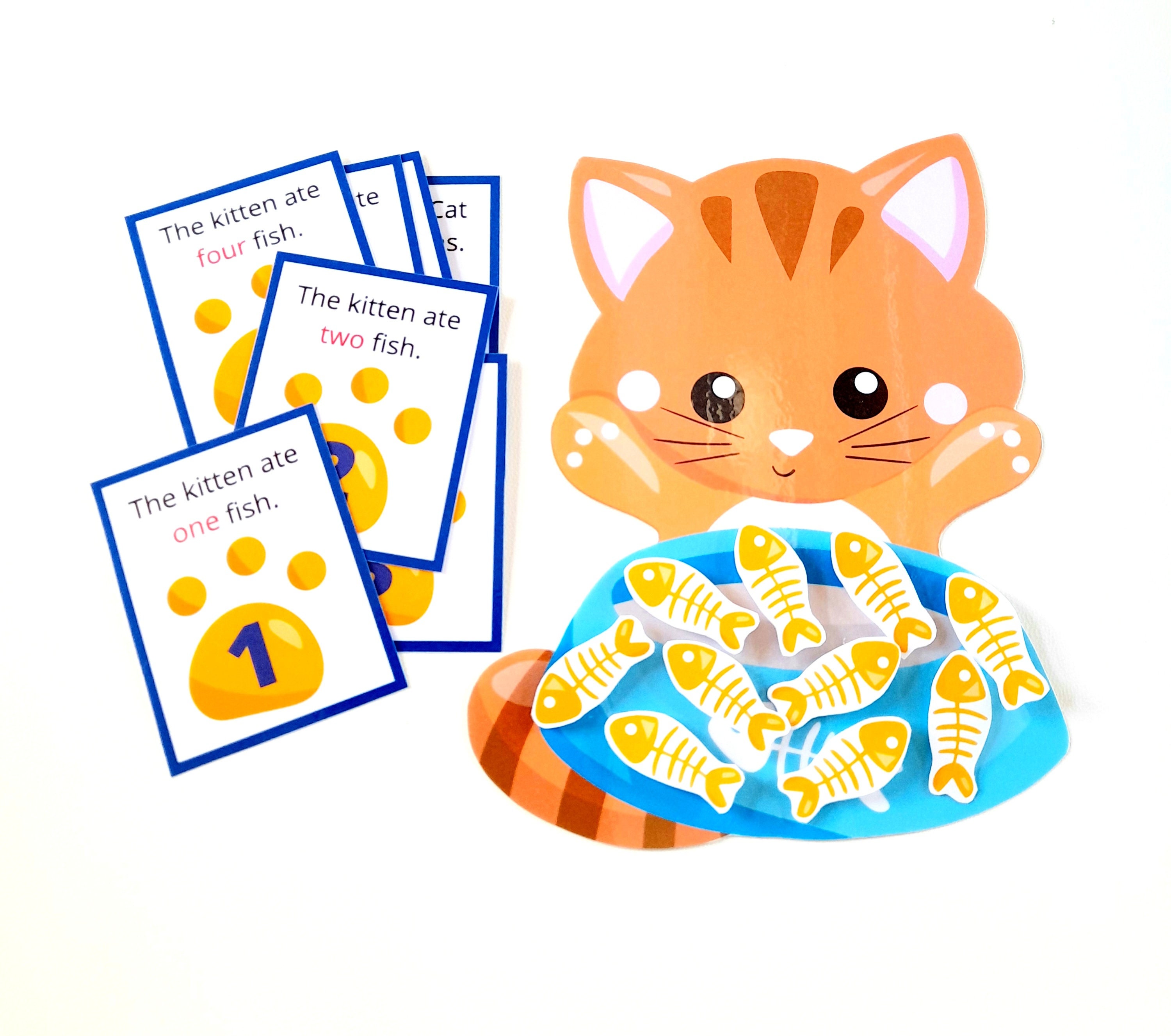 Kitten Counting Activity Numbers 1 to 10 Count for Kids - Etsy