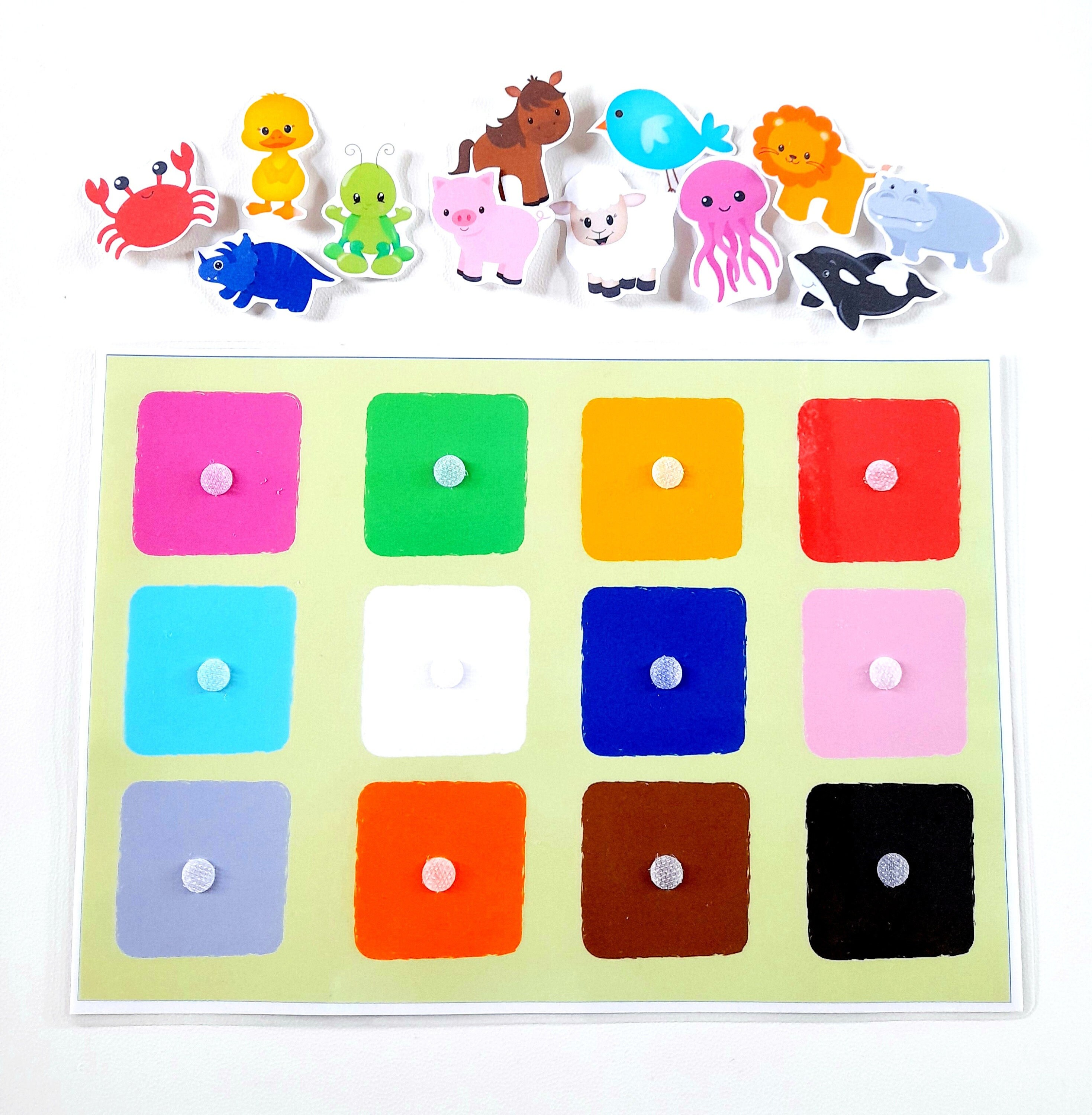 Printable Color Matching Activity For Kids Etsy Printable Color Matching Activity For Kids Etsy