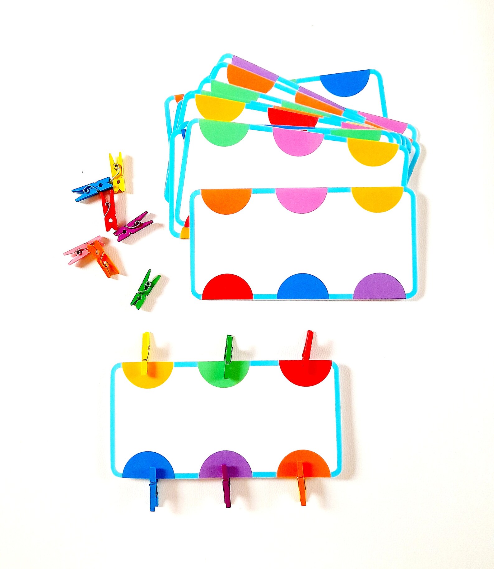 Color Matching Activity for Toddlers and Preschoolers - Etsy