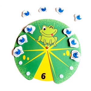 Frog Counting Activity, Preschool Counting, Kindergarten Worksheets ...
