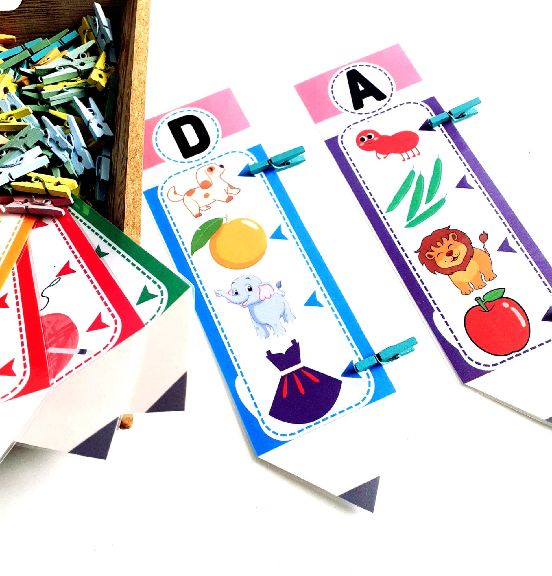 Beginning Sound Picture Cards Phonics Worksheets Beginning - Etsy