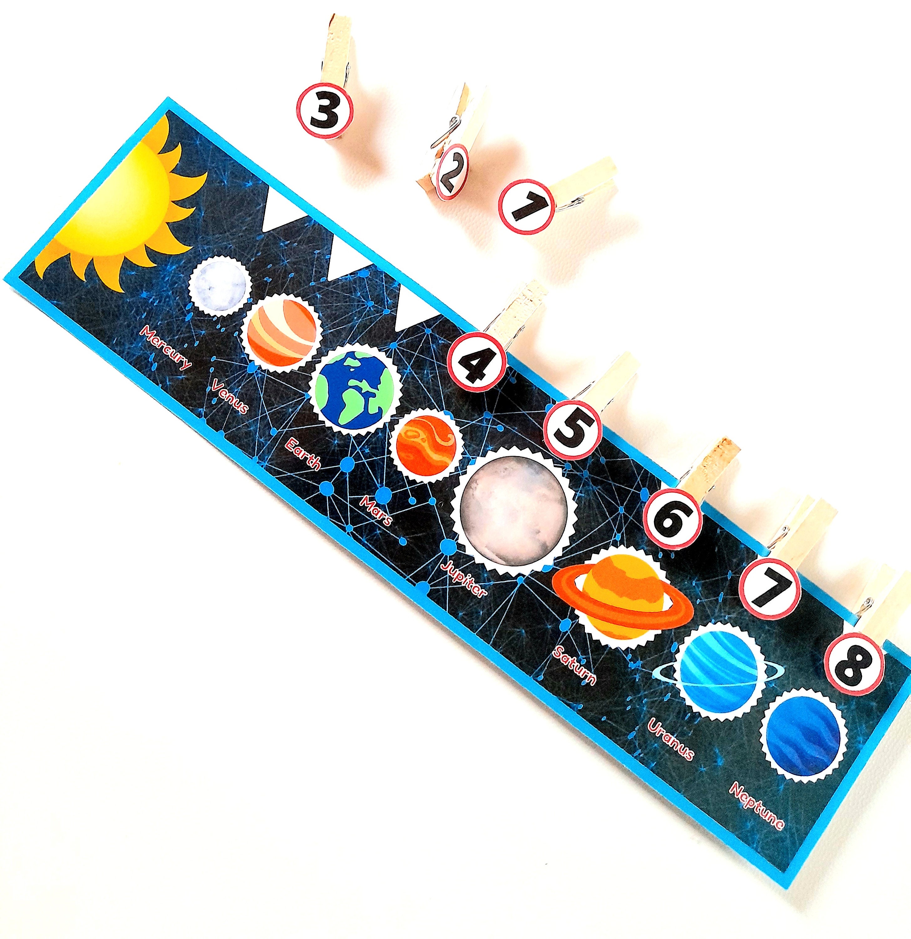 Printable Solar System Matching Activity for Kids - Etsy