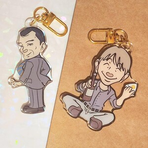 Johan Liebert Dr Tenma Monster Characters Handmade Acrylic Charms ...