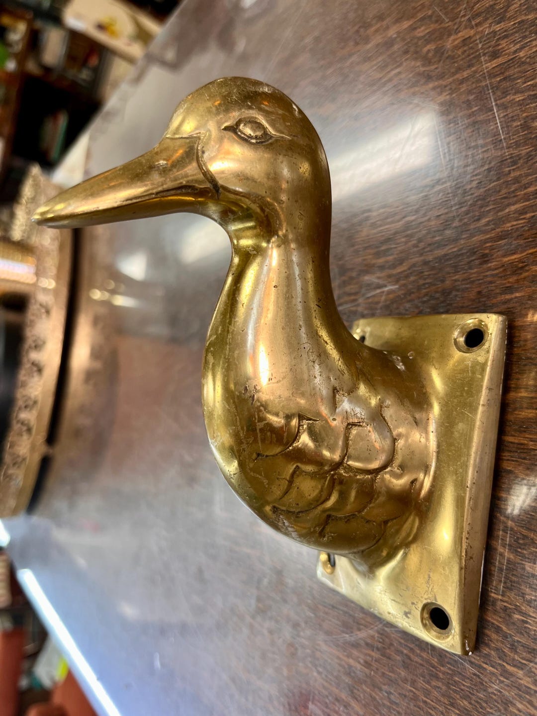 Vintage Brass Duck Coat Hanger/hook Wall Mounted - Etsy