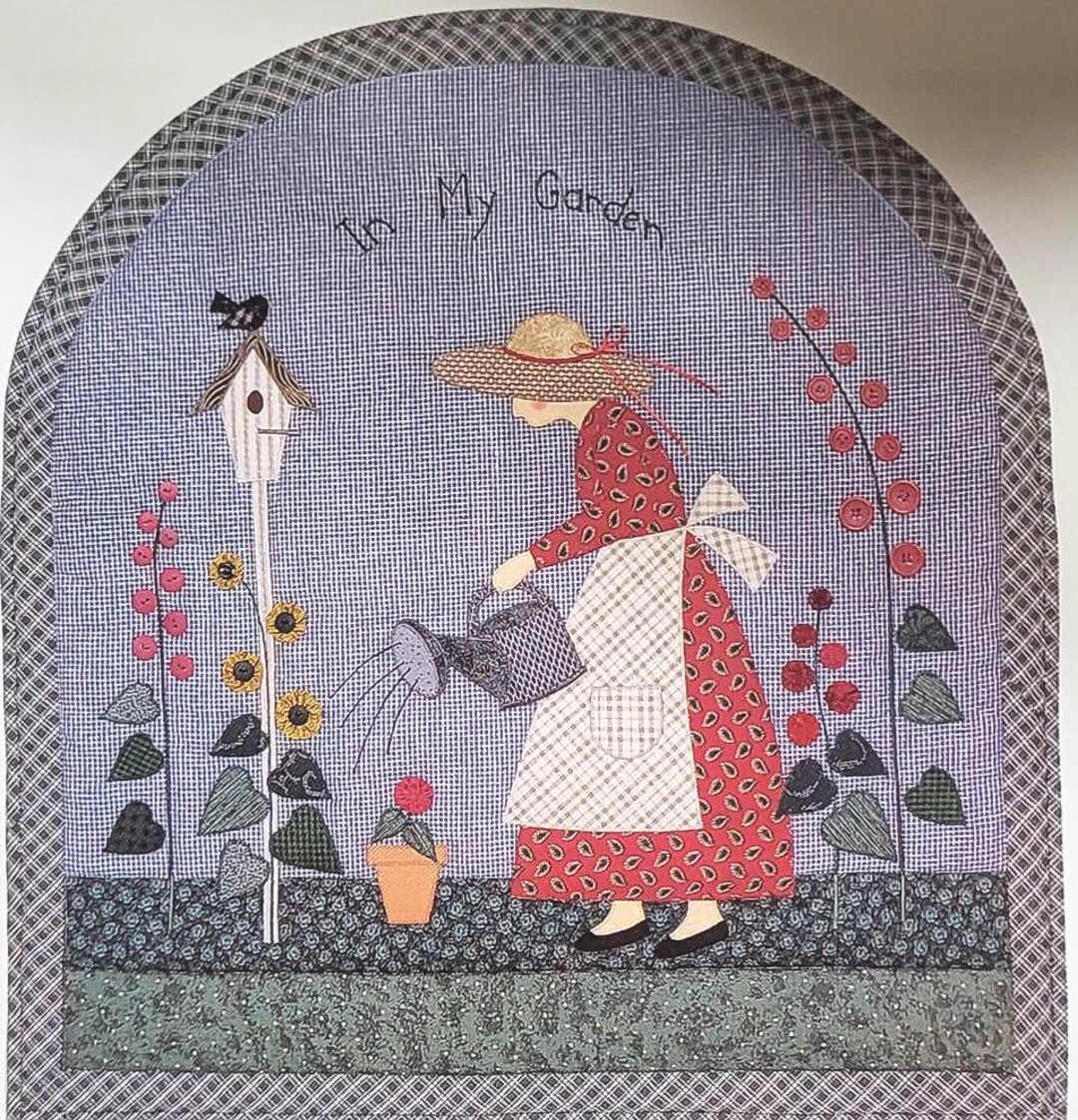 PATTERN *in My Garden an Applique Pattern by Counry Appliques - Etsy