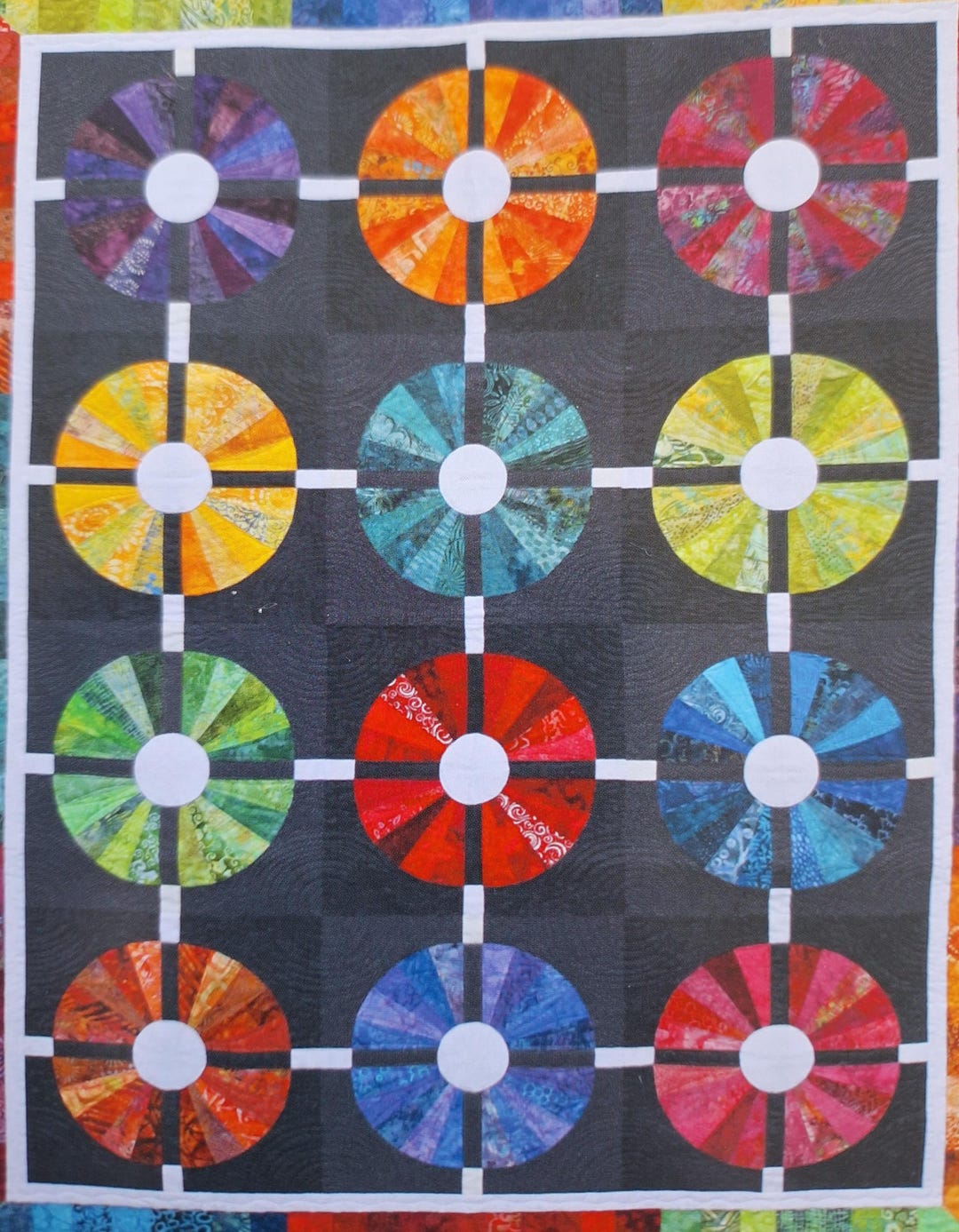 Piccadilly Circle Quilt Pattern, Sassafras Lane Designs, Paper-piecing ...