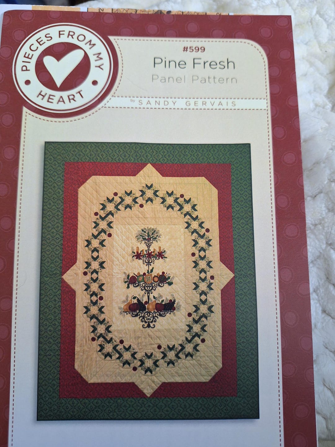 Pine Fresh Quilt Pattern Moda Panel by Sandy Gervais Finished Size 60 ...