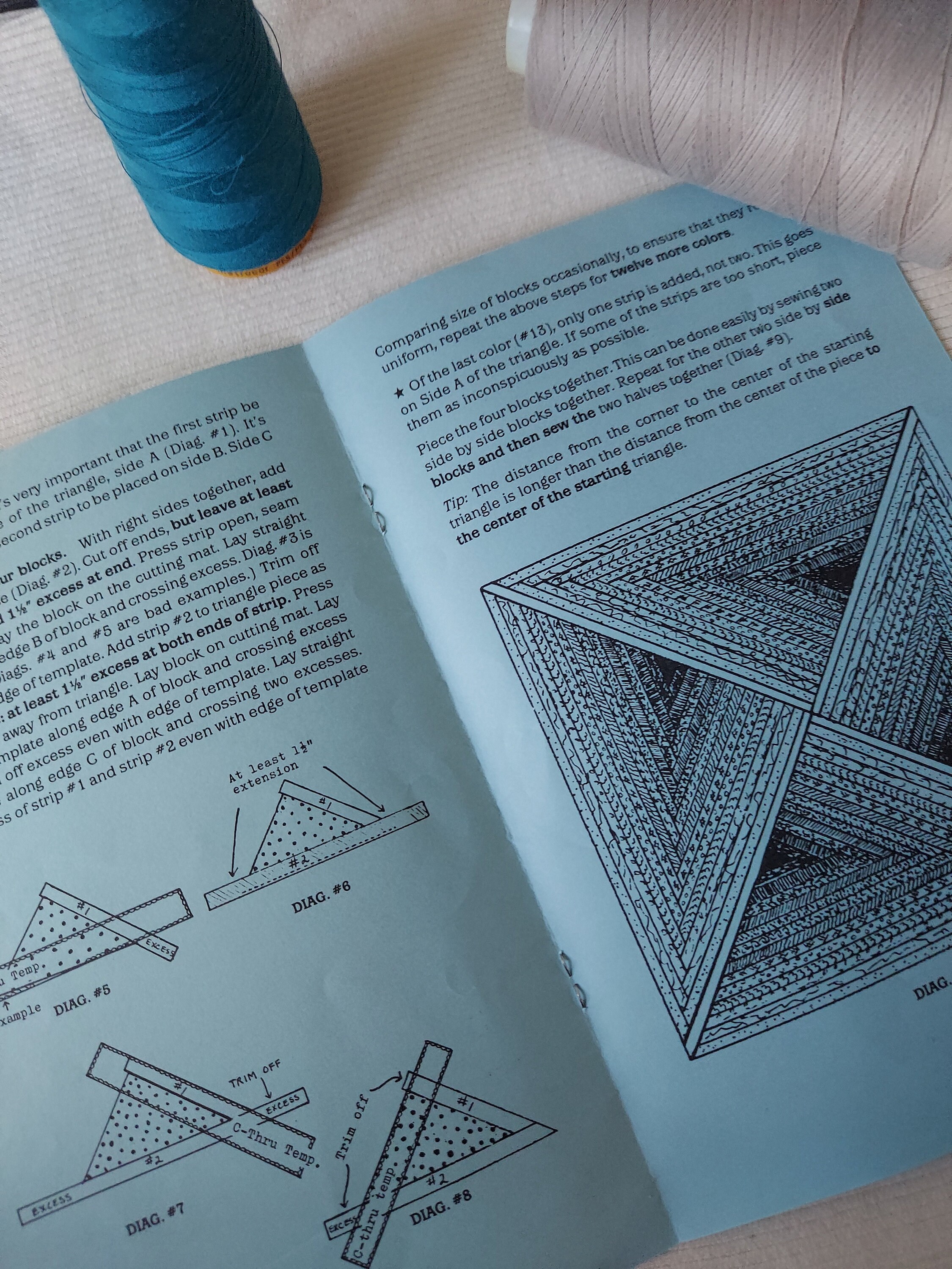 104 Triangle Twist. Intense Graphic Design Quilt Pattern by Oregon ...