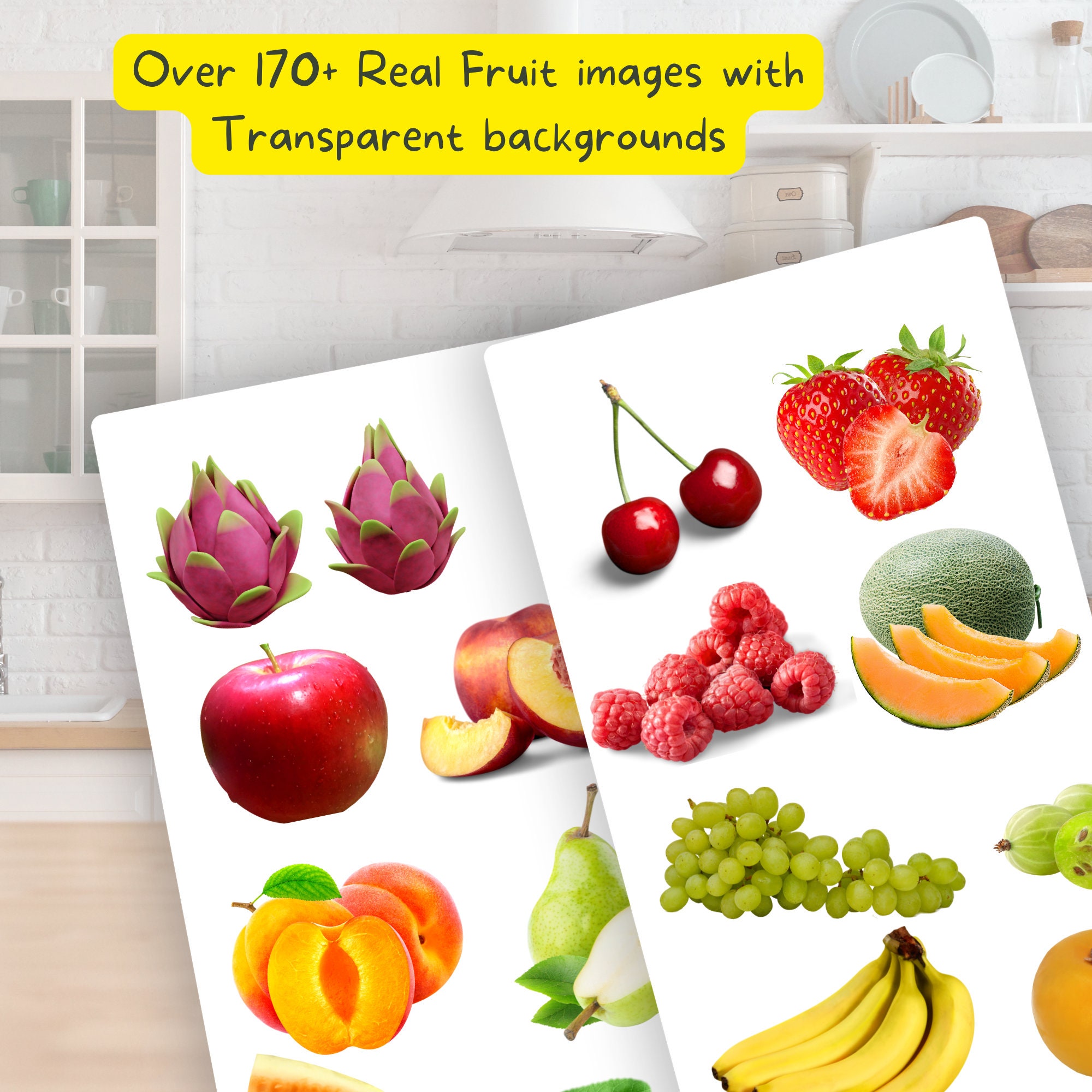 Real Fruit Clip Art PNG With Transparent Background for Personal or ...