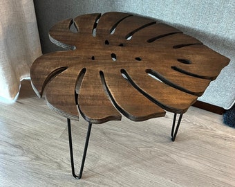 Monstera Leaf Table - Etsy