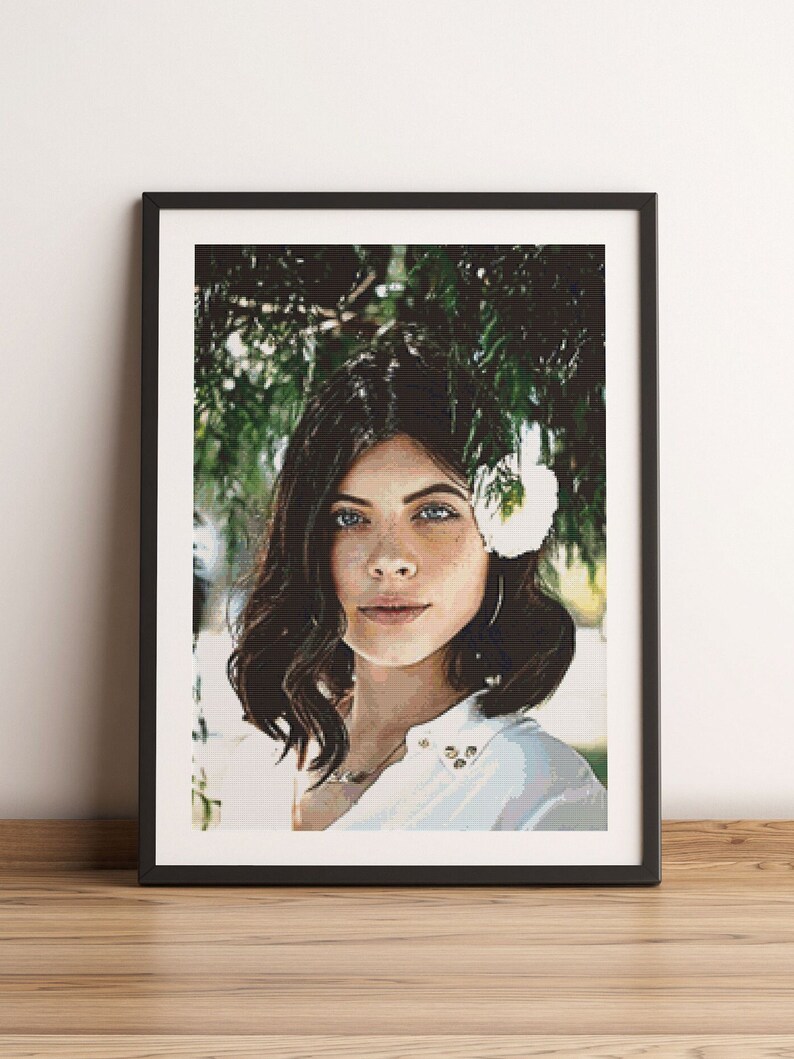 Custom Cross Stitch Pattern Photo Realistic Convert Your - Etsy