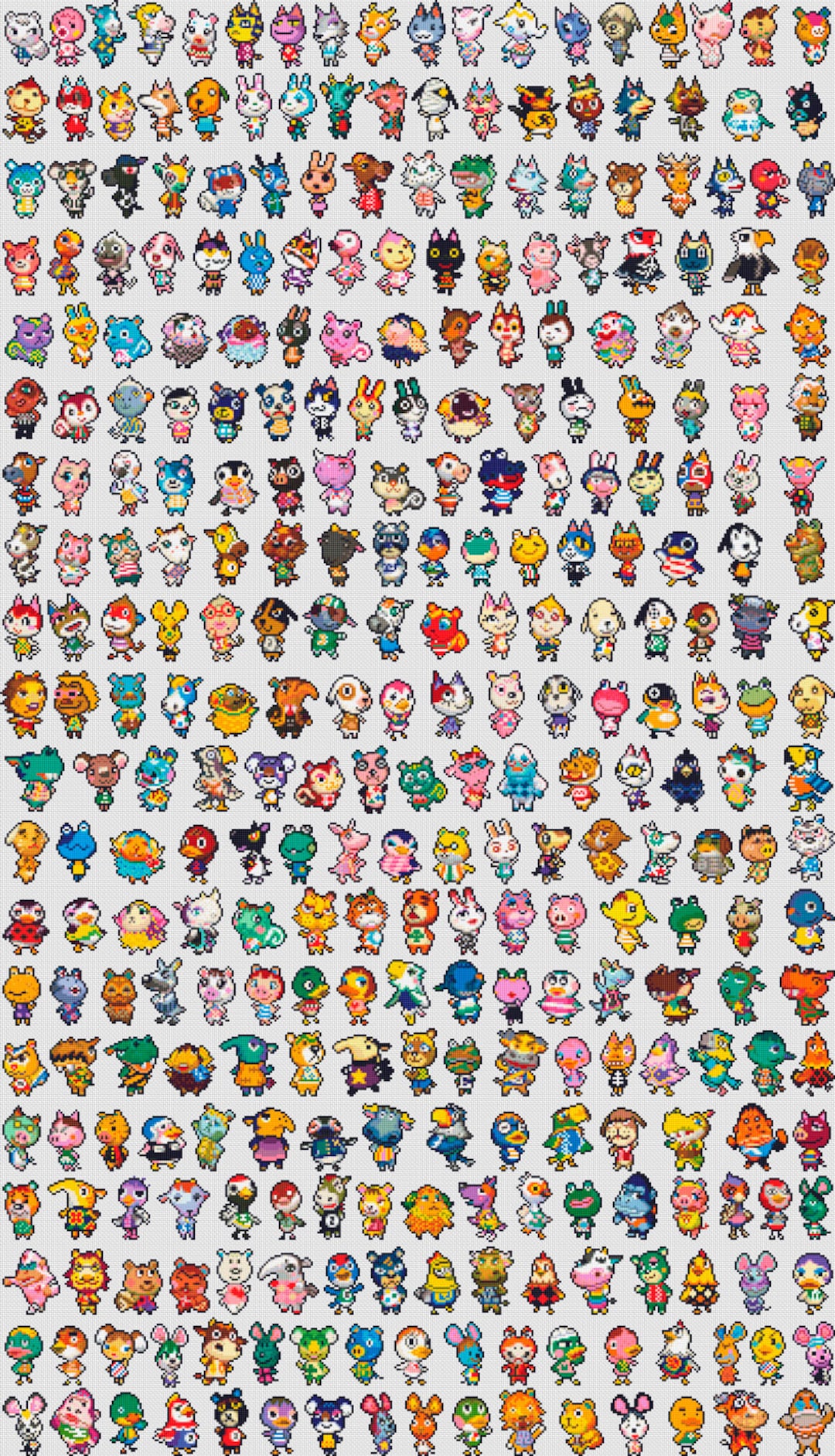 Animal Crossing Villagers Cross Stitch Pattern. PDF Files. INSTANT ...