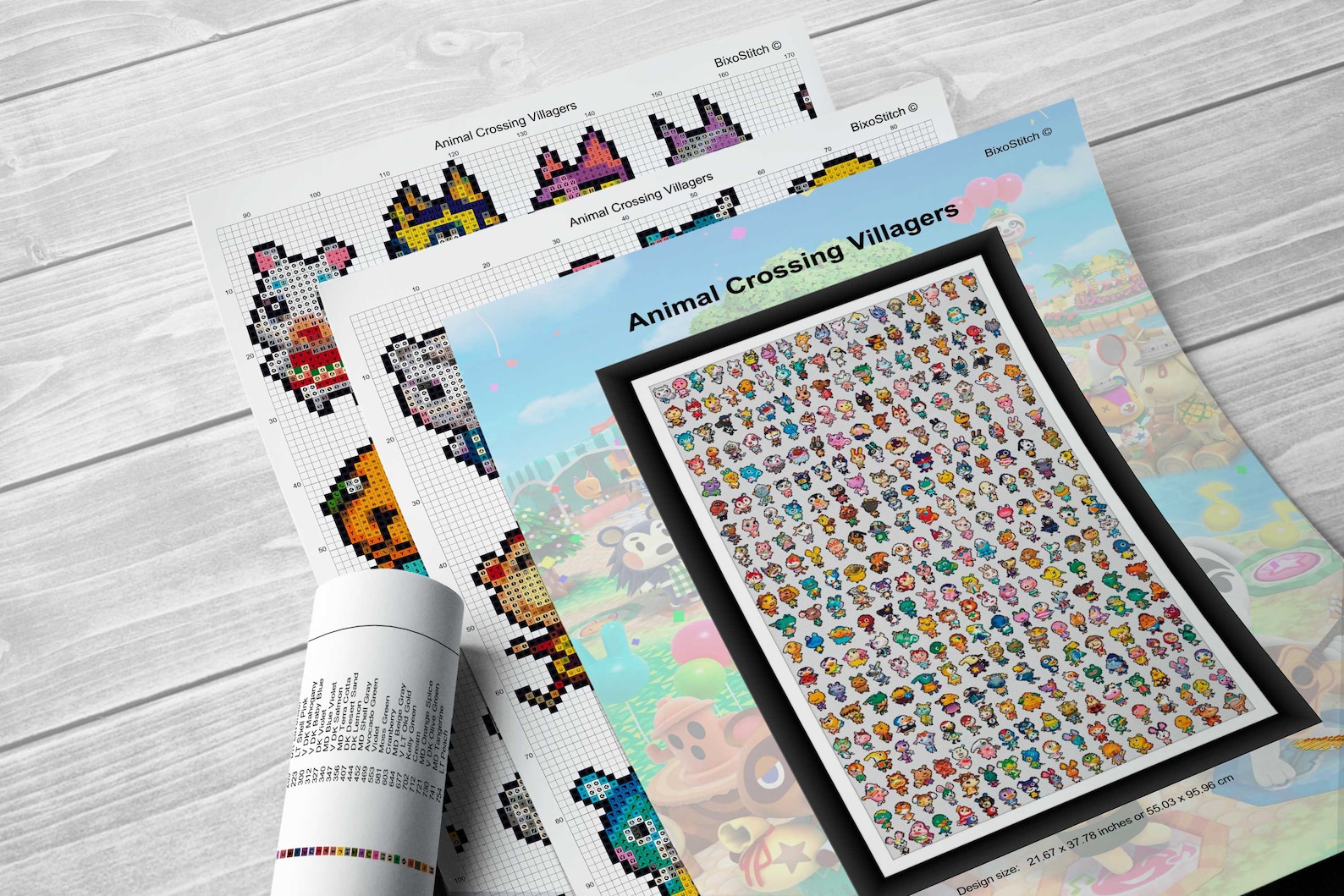 Animal Crossing Villagers Cross Stitch Pattern. PDF Files. INSTANT ...