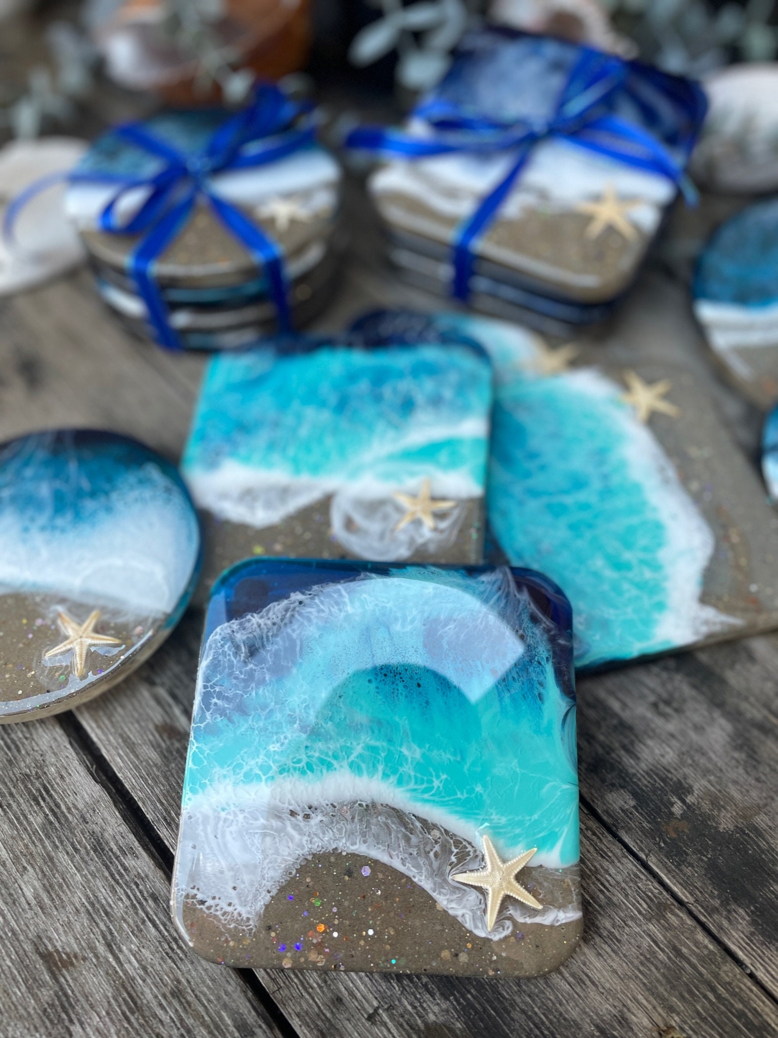 Beach Themed Coasters - Etsy