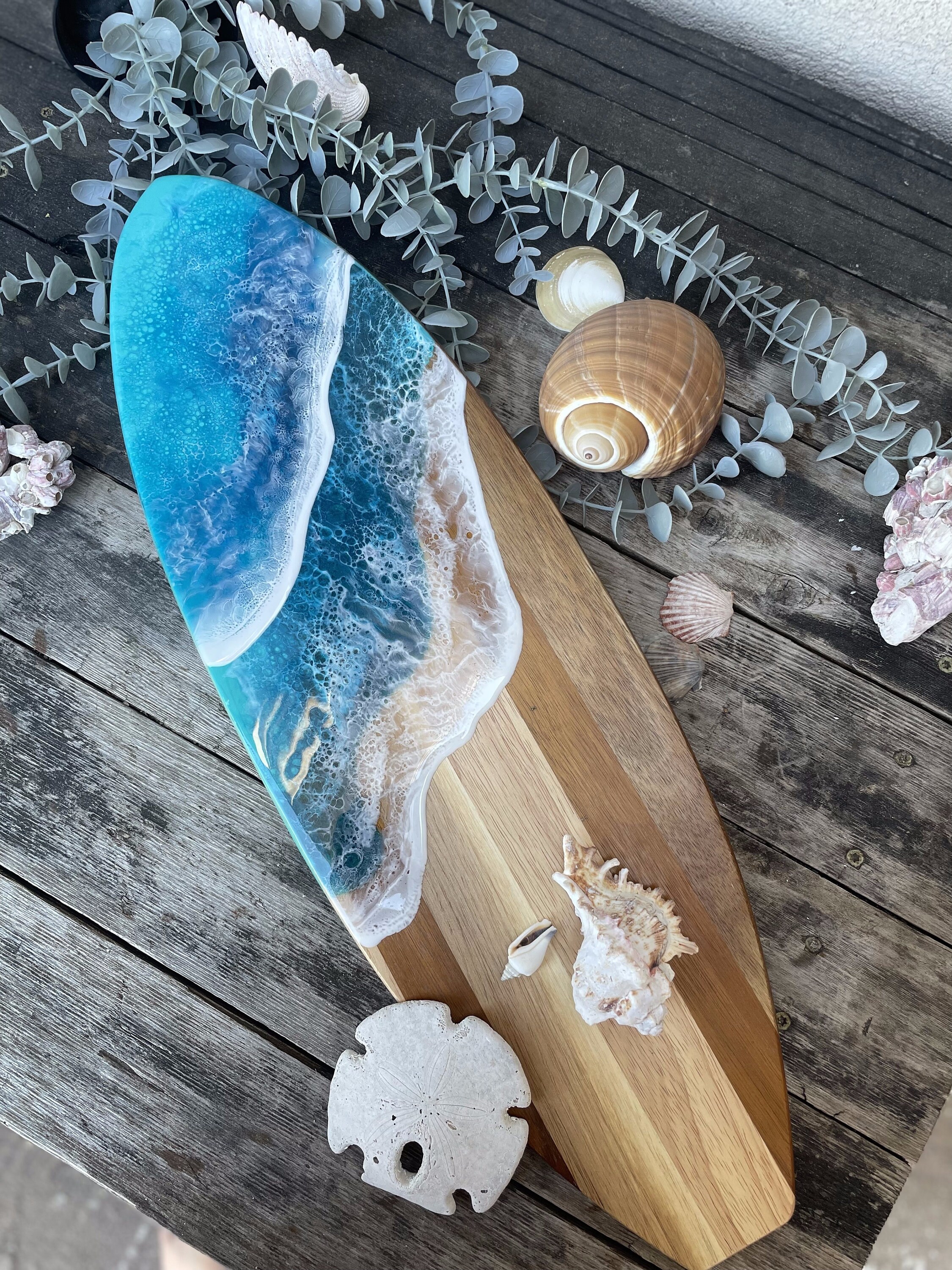 Surfboard Style Cutting Board - Etsy