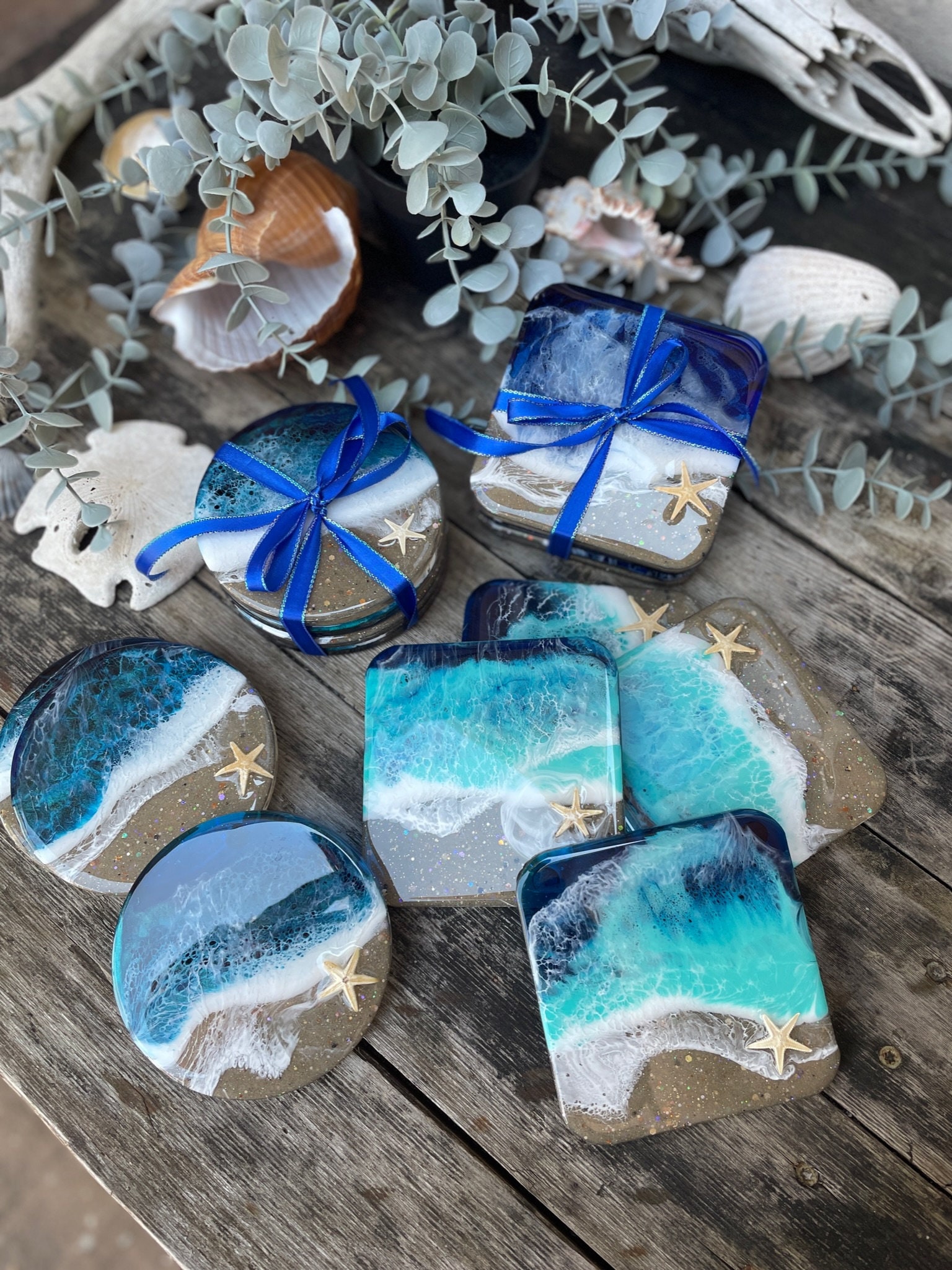 Beach Themed Coasters - Etsy