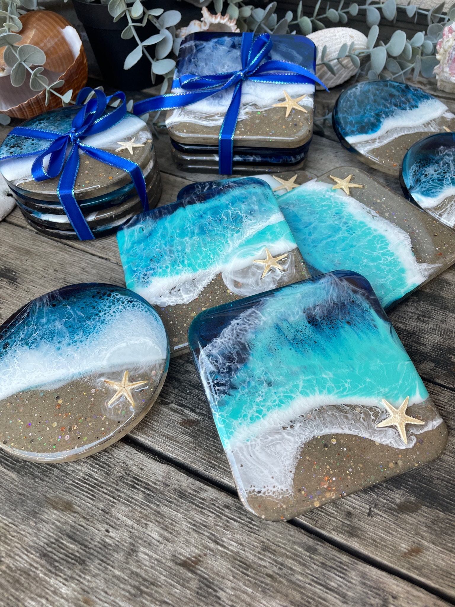 Beach Themed Coasters - Etsy