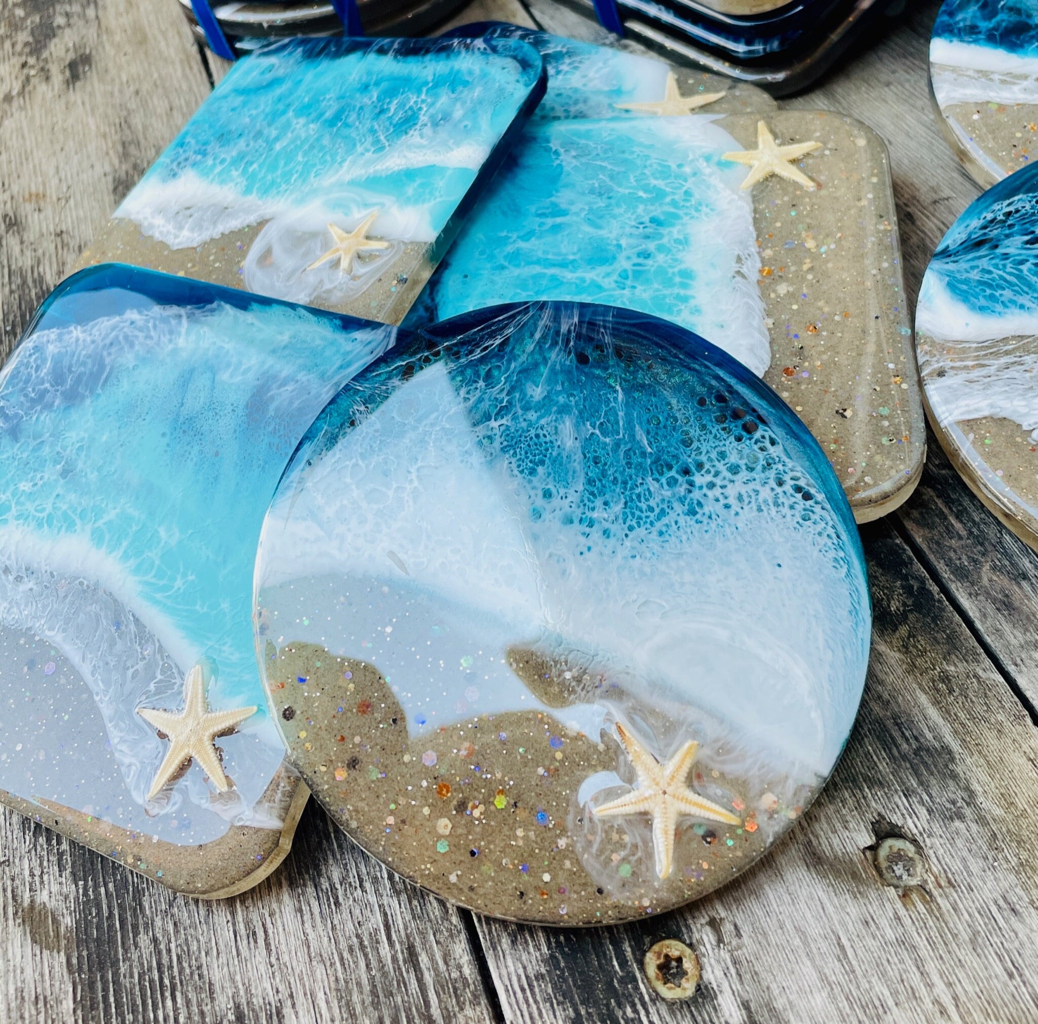 Beach Themed Coasters - Etsy