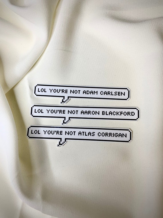 Lol You're Not Sticker - Etsy