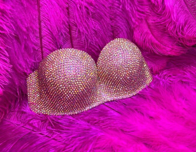 Sparkling Crystal Bra - Etsy