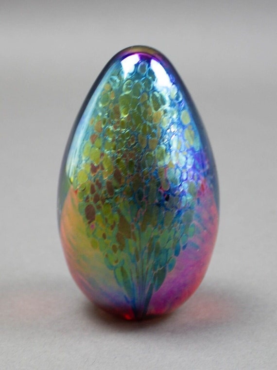 iridescent art glass - Gem