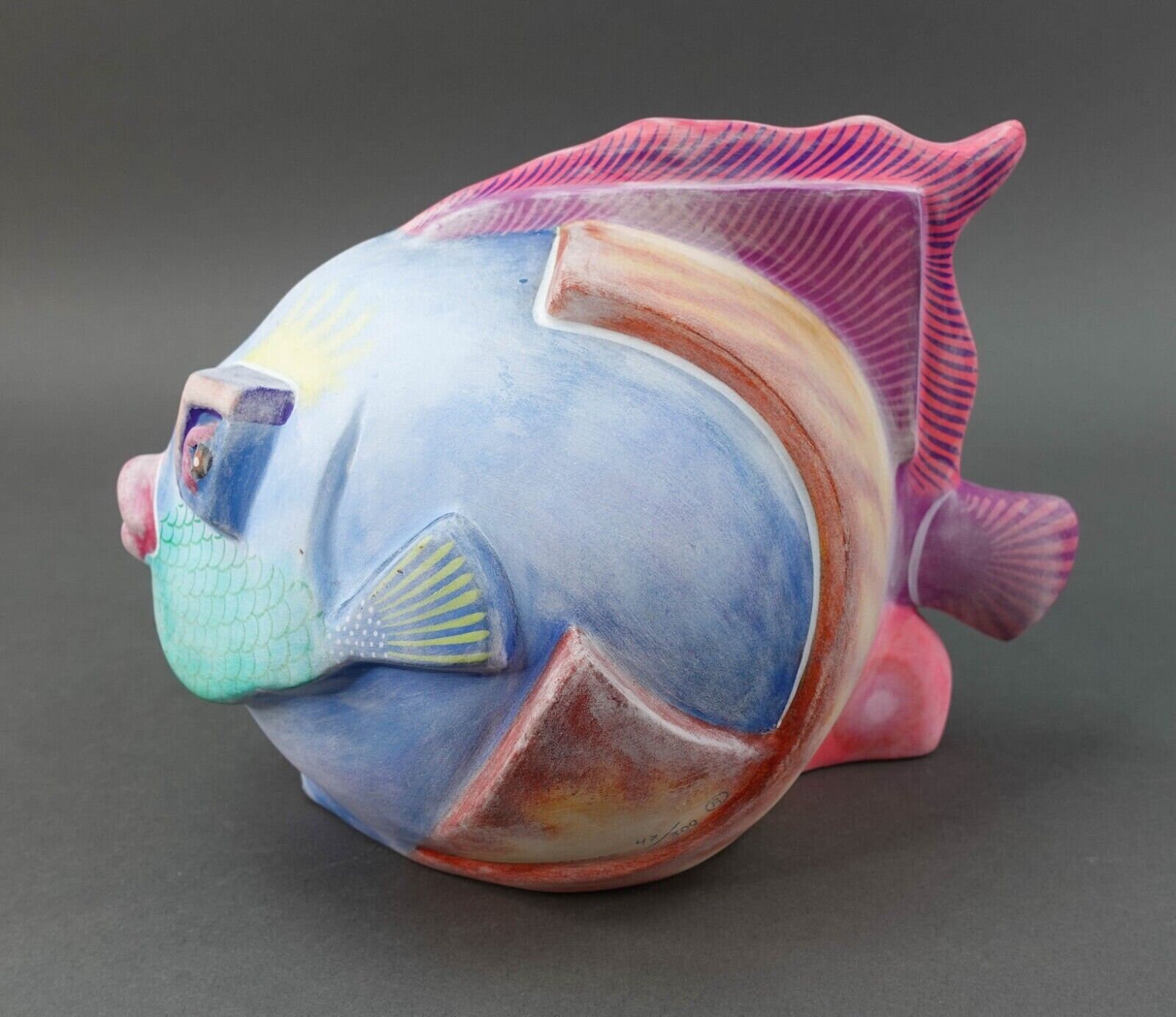 Alexander Flores Signed Mexico Ceramic Fish Sculpture Numbered - Etsy