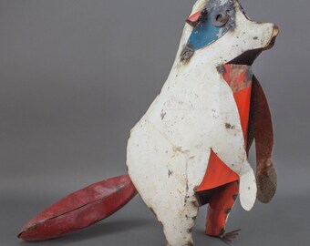 Raccoon Metal Art - Etsy