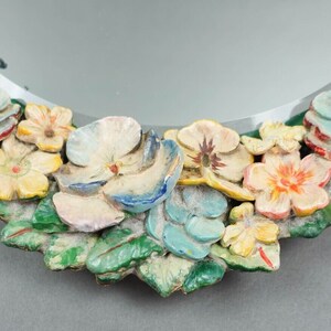 Vintage 1930's English Country Floral barbola - Etsy