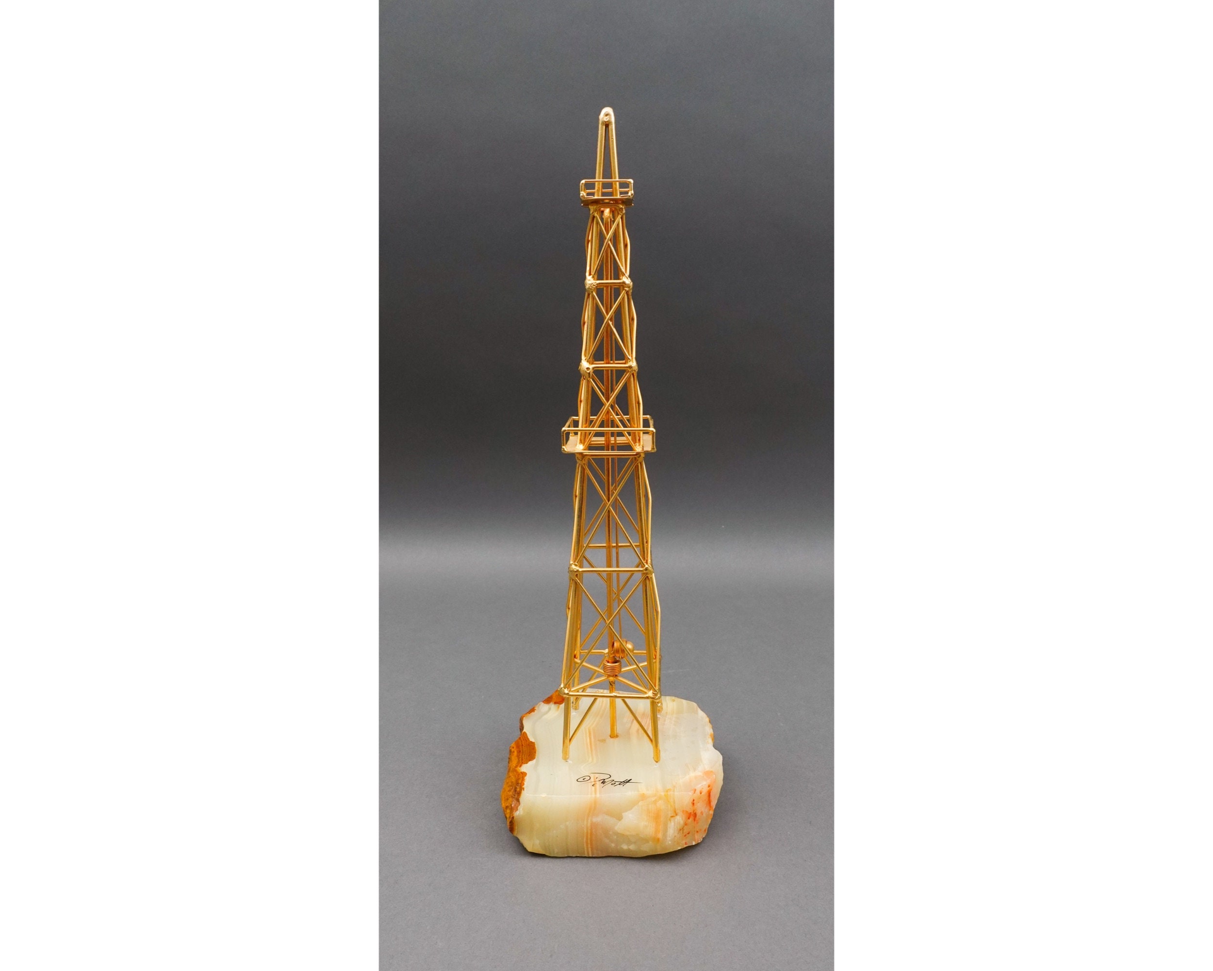 Oil Derrick Sculpture