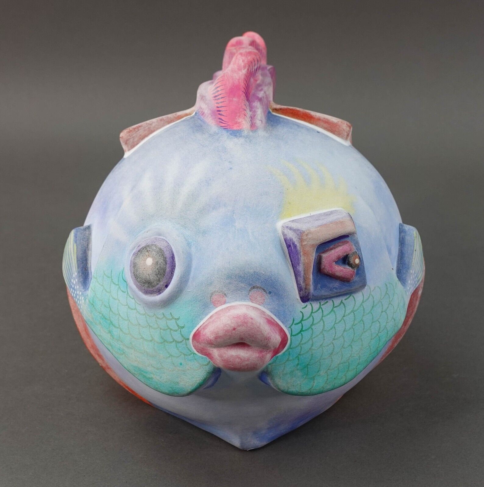 Alexander Flores Signed Mexico Ceramic Fish Sculpture Numbered - Etsy