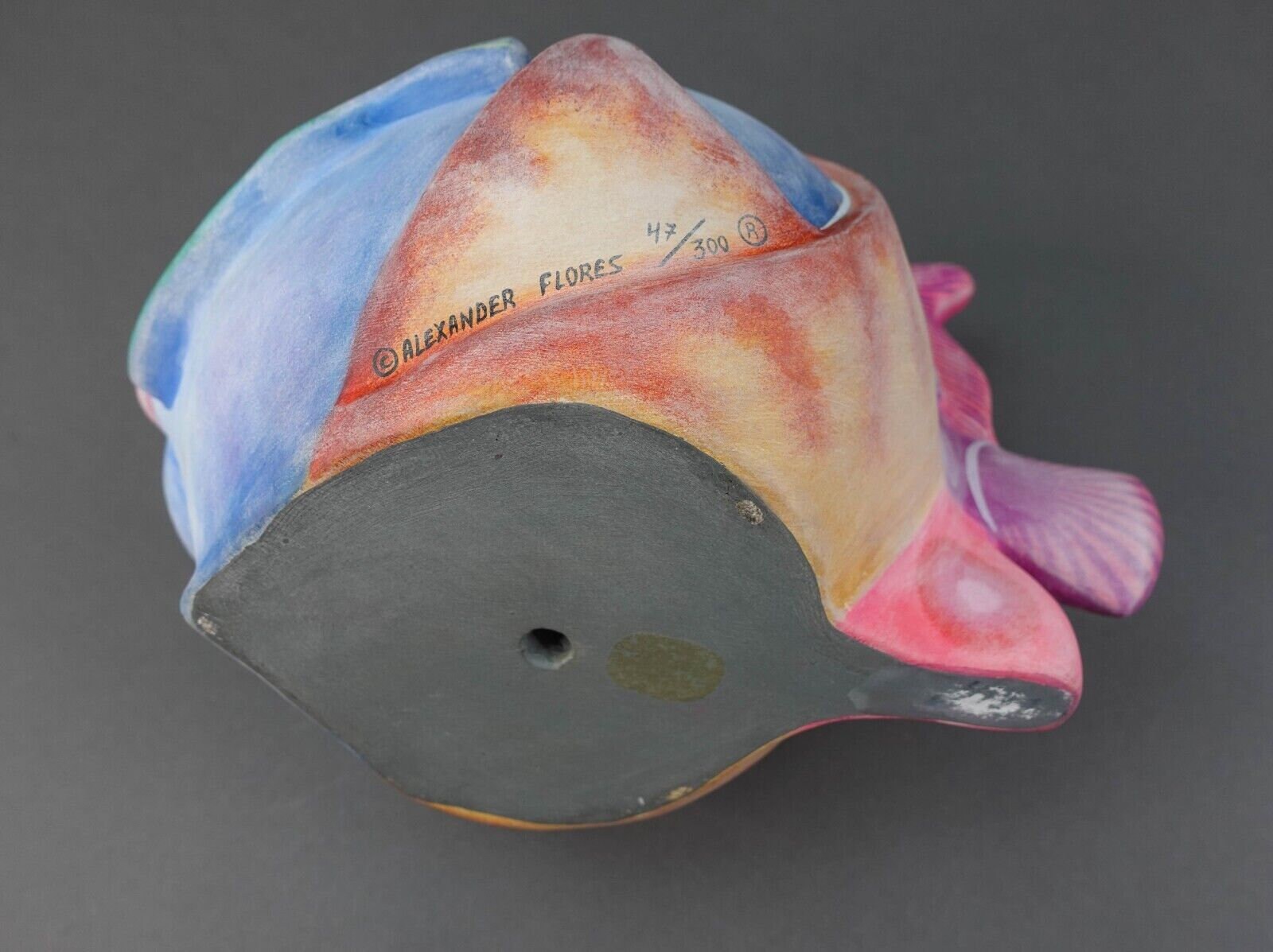 Alexander Flores Signed Mexico Ceramic Fish Sculpture Numbered - Etsy