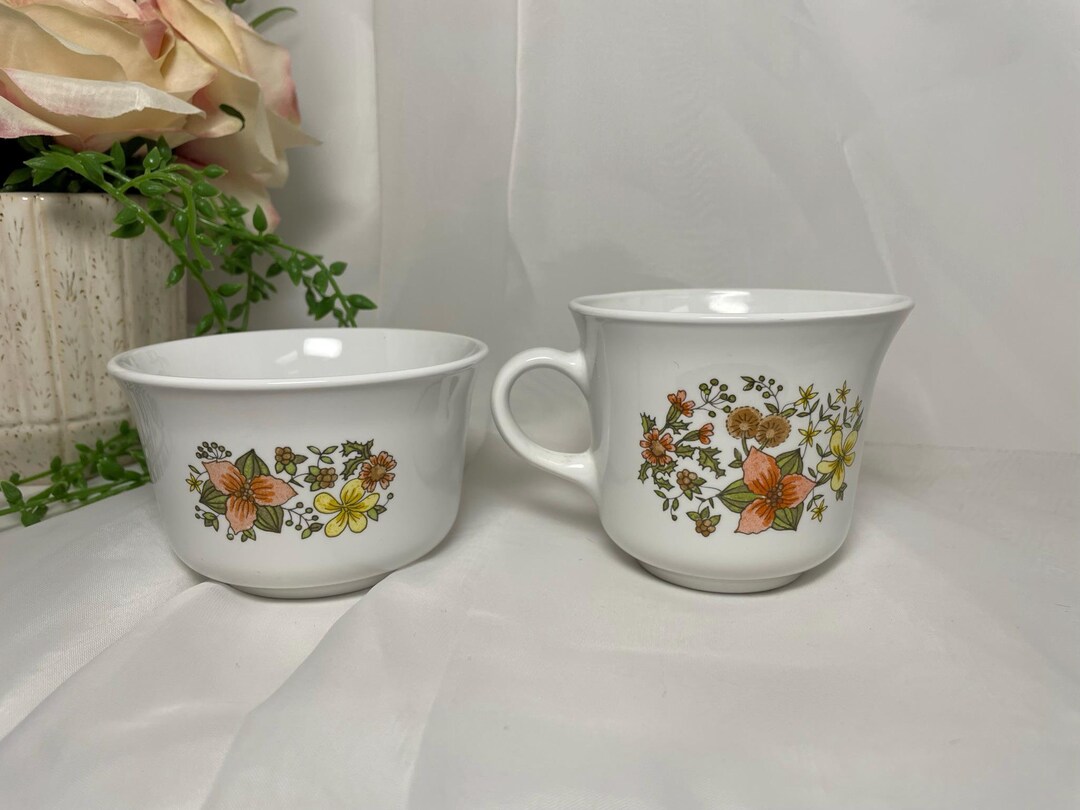Vintage Corelle Indian Summer Creamer Pitcher and Sugar Dish Set - Etsy