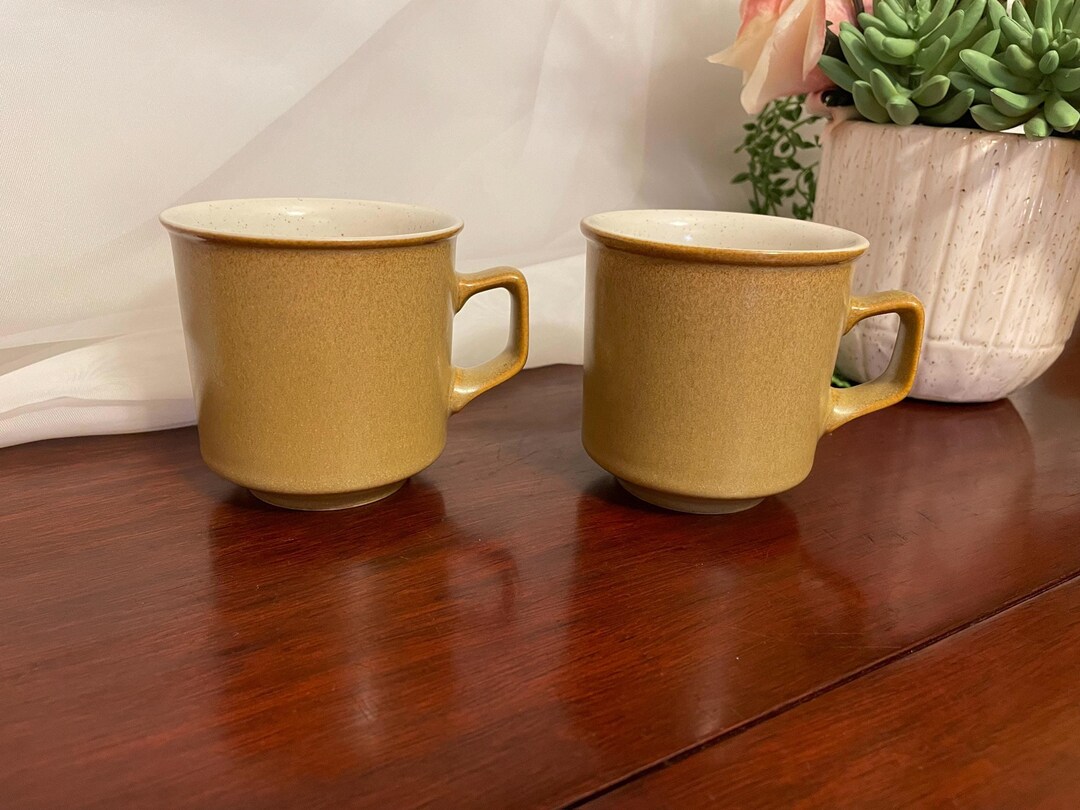 Vintage Mikasa Stone Ridge White Pine Mugs PK003, Set of 2 - Etsy