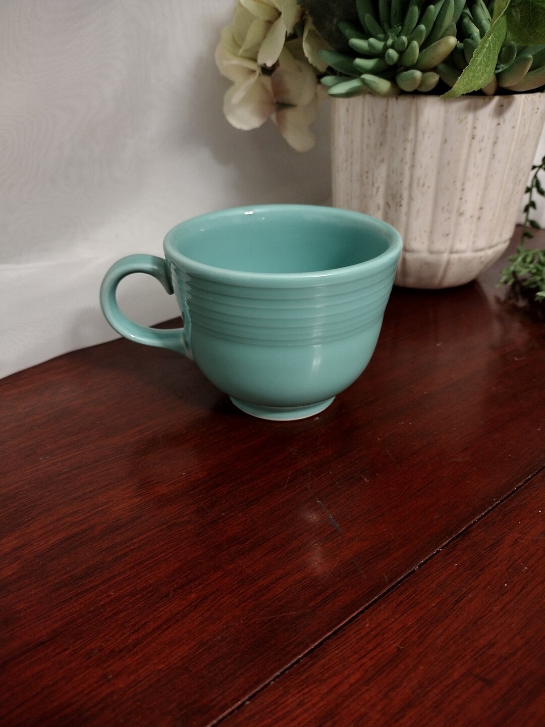 Fiesta Ware Sea Mist Blue Green Color Teacup - Etsy