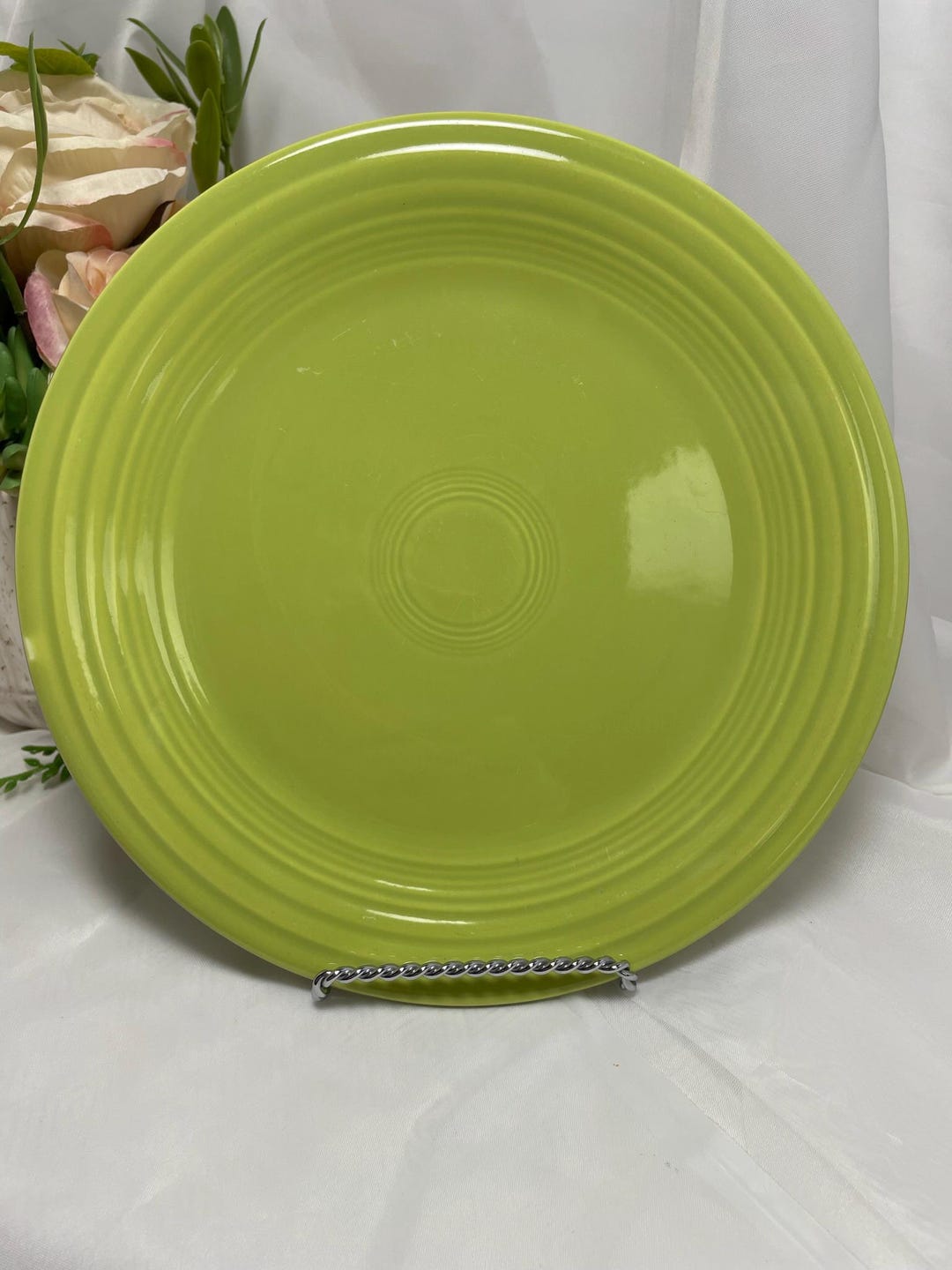 Vintage 1950's Fiesta Chartreuse Medium Lunch Plate - Etsy