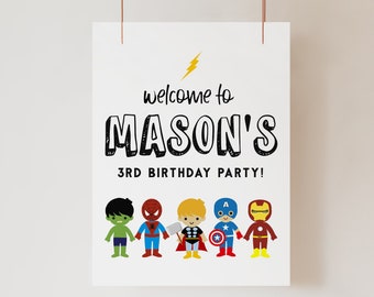 Superhero Welcome - Etsy