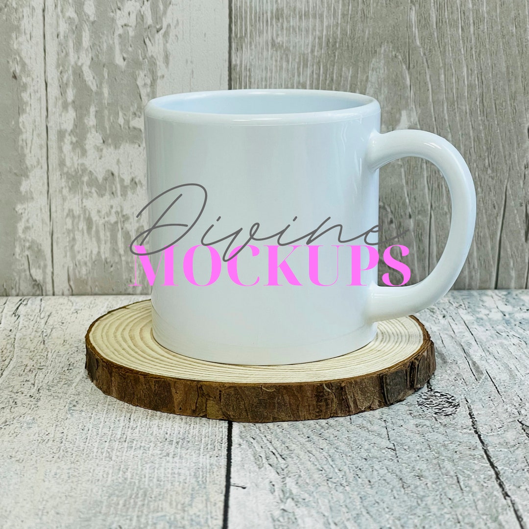 6oz Polymer Cup Mockup - Straight Children's Mug - Digital Download JPG ...