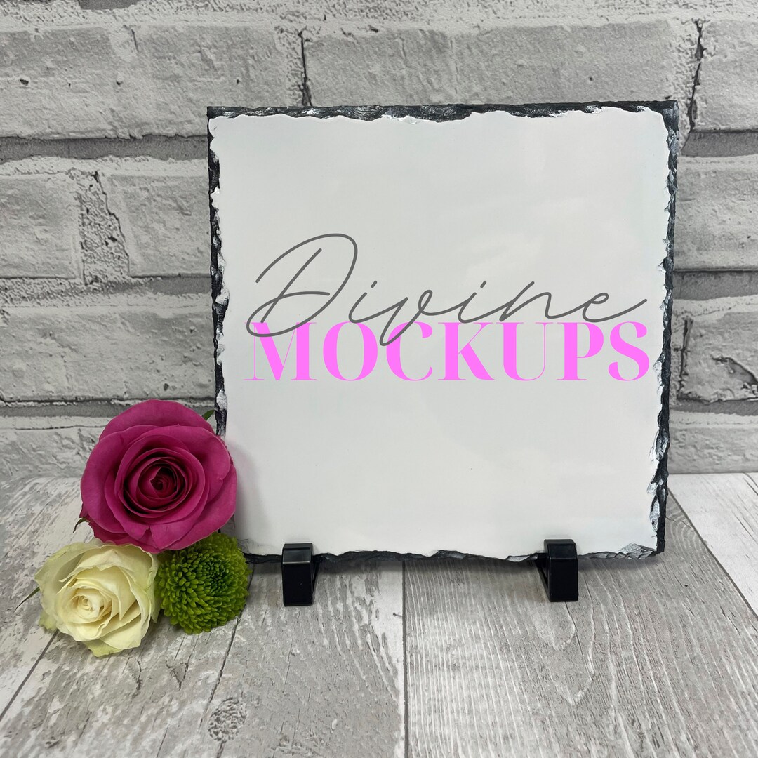 Photo Slate 20x20 Mockup Square Slate Mockup Digital Download JPG ...